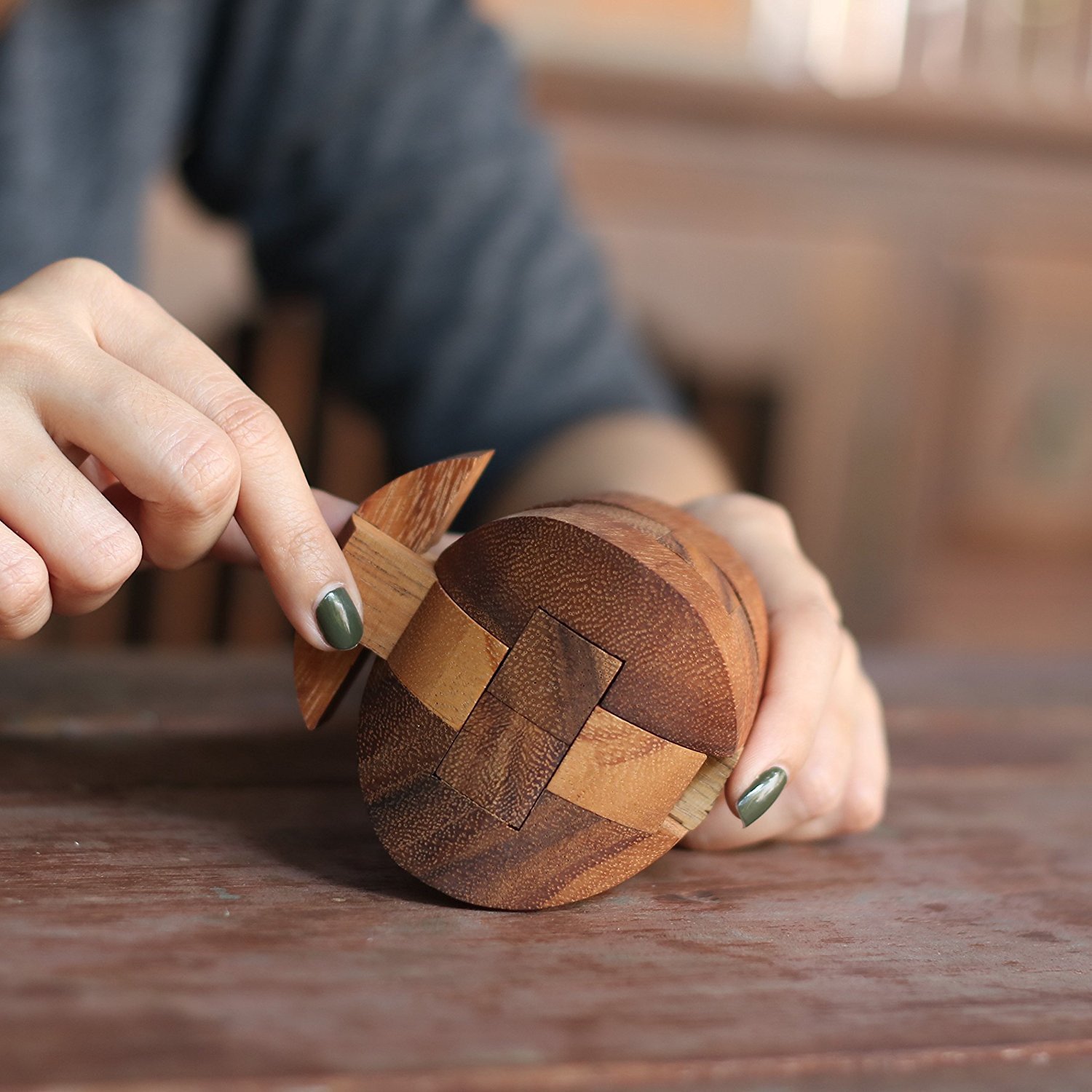 Lotus Flower | Ascher Floral Kumiki Puzzle | Lotus Burr