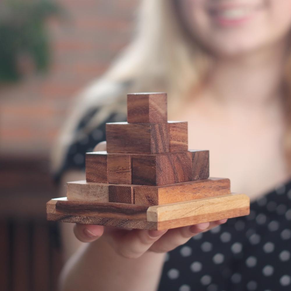 Block Pyramid - Multi Block Pyramid Puzzle with Free Shipping