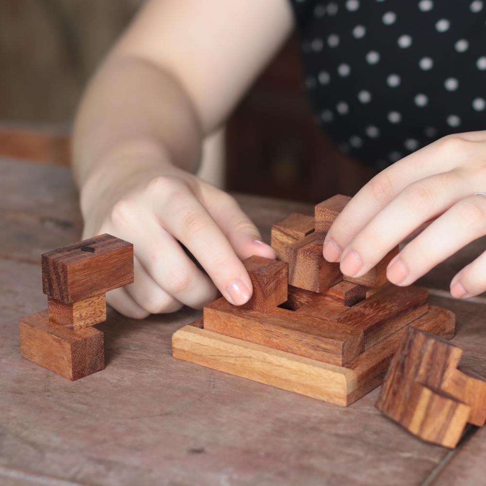 Block Pyramid - Multi Block Pyramid Puzzle with Free Shipping