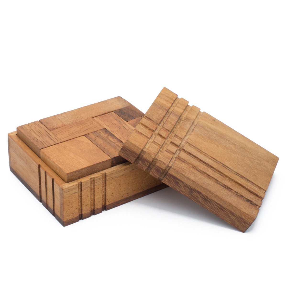 Challenge Box - Wooden Packing Problem Puzzle | SiamMandalay