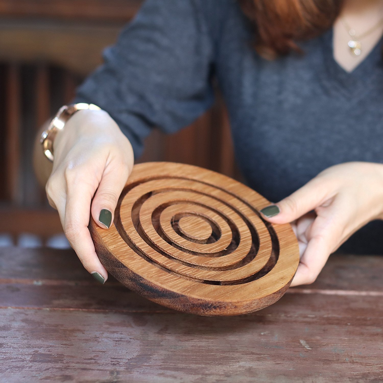 Circular Labyrinth Puzzle | Rotating Ball Maze Game | Dexterity Game