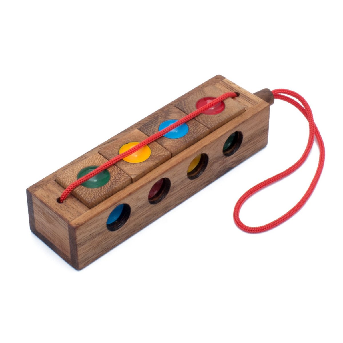 Traffic Lights Puzzle | Four Color Cubes Puzzle | Wood
