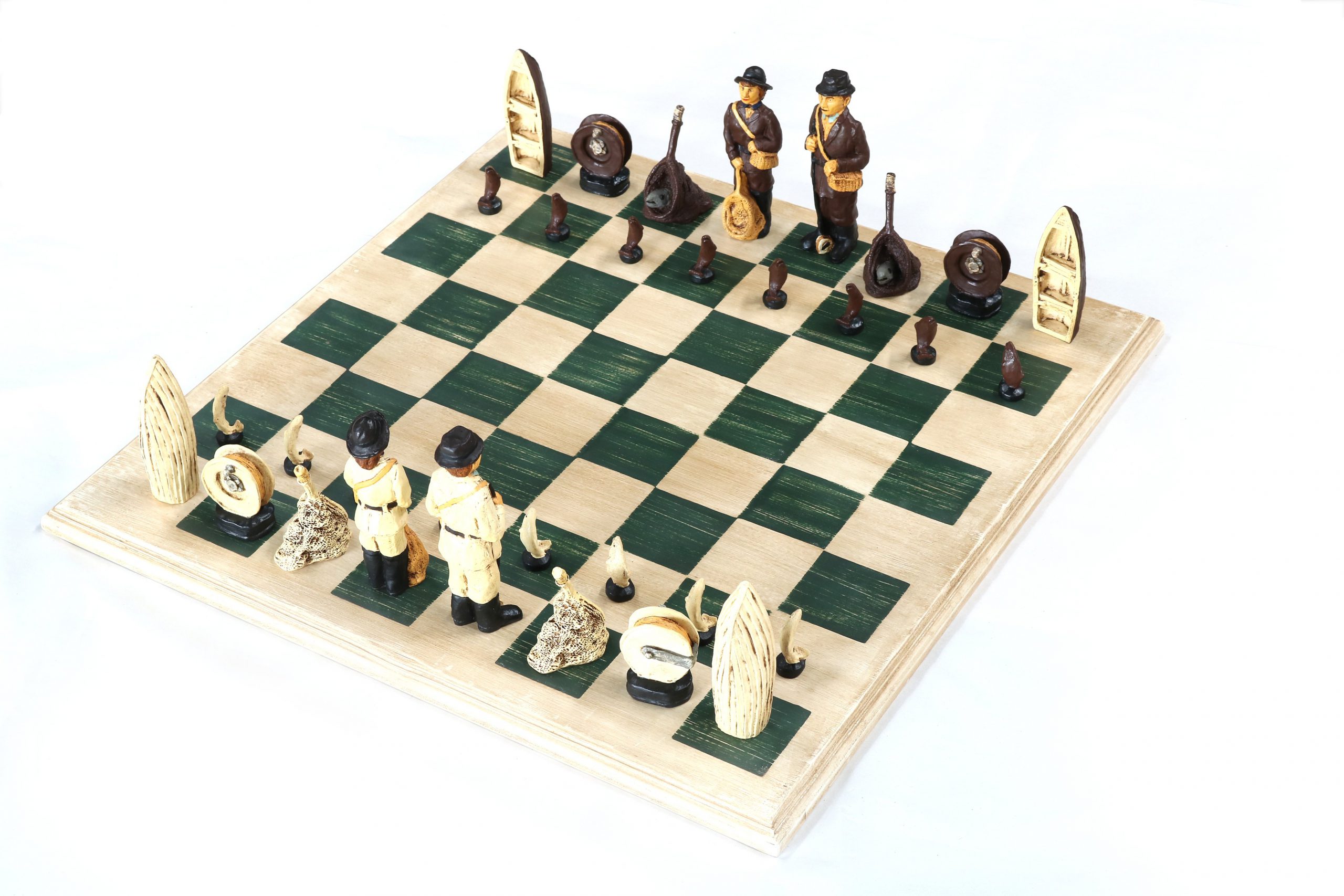 Fisherman Themed Chess Set