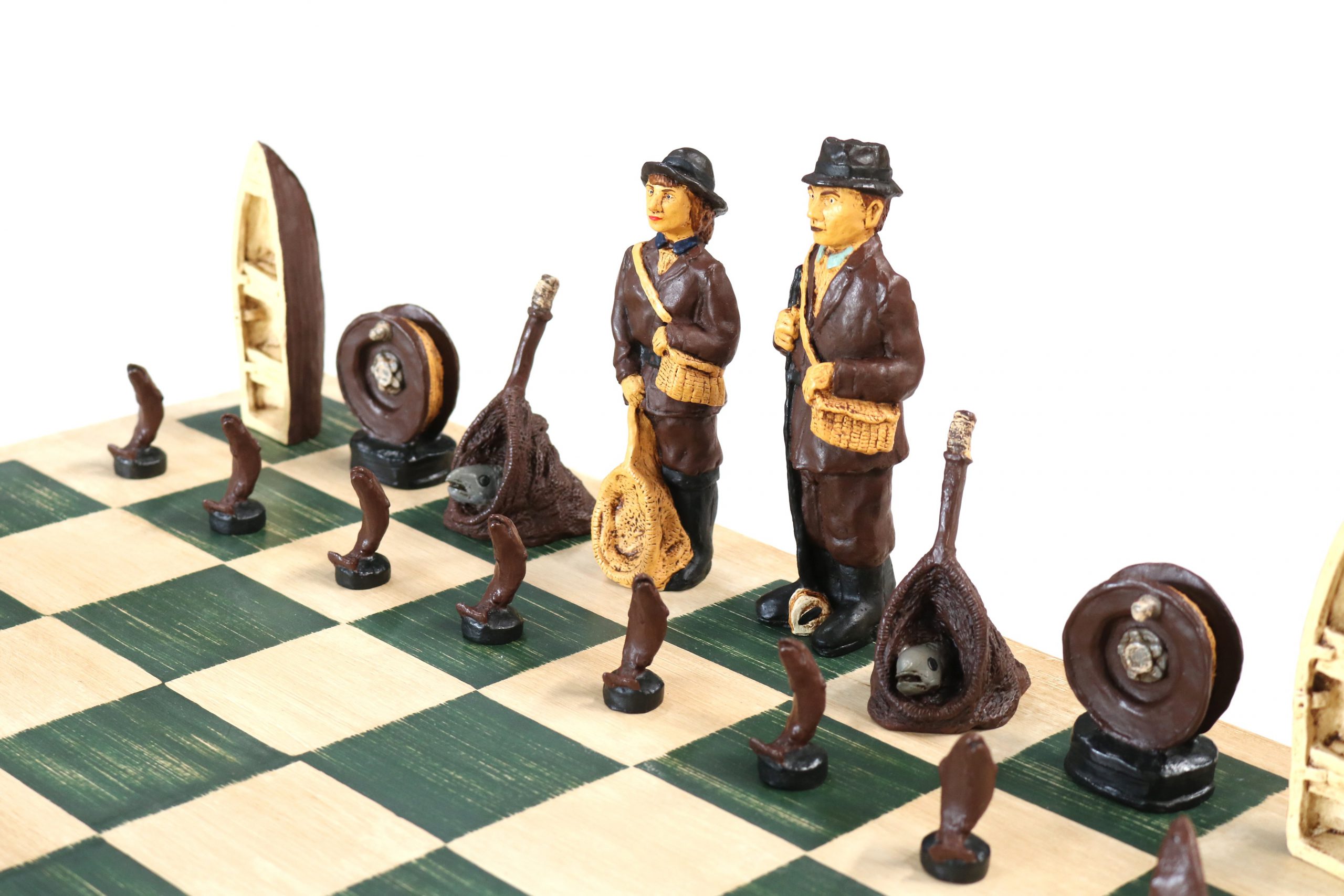 Fisherman Themed Chess Set