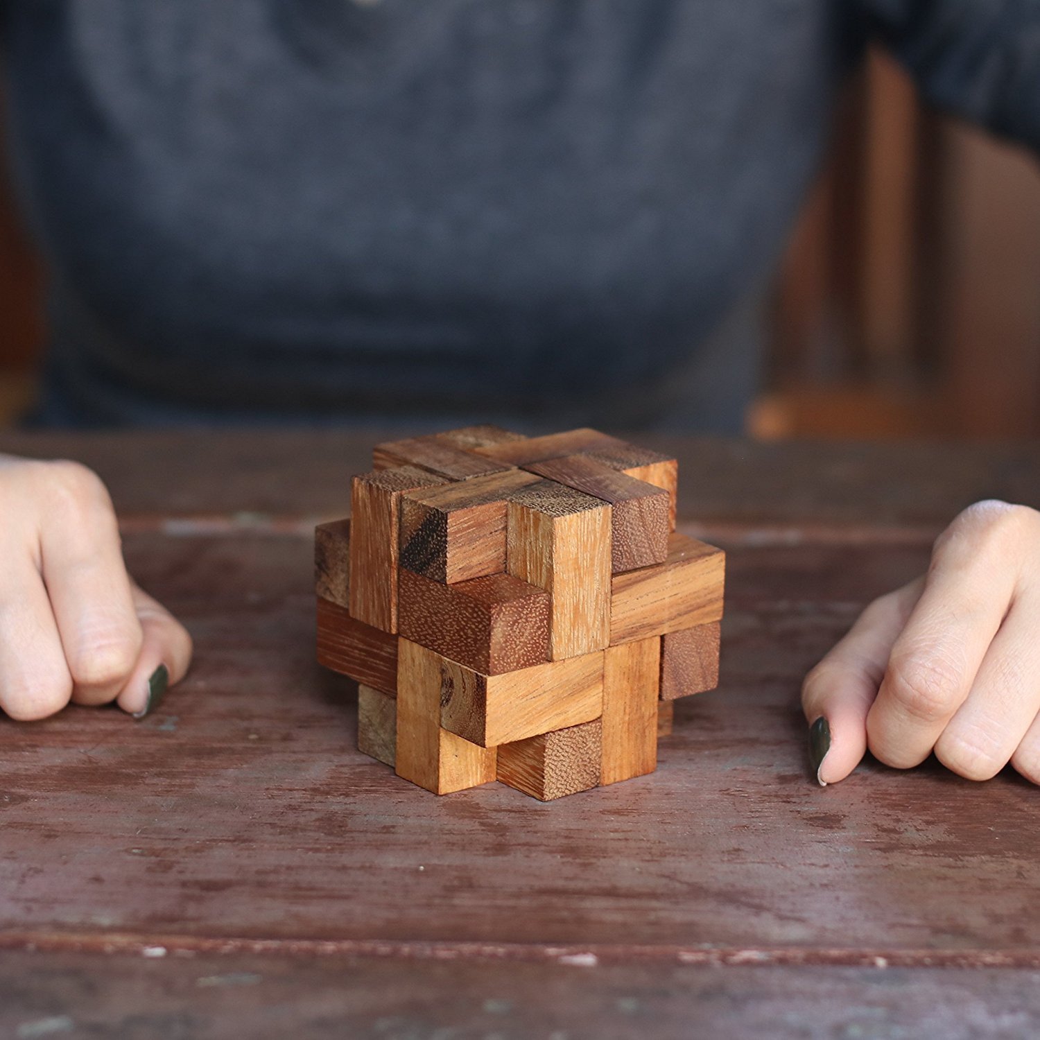 Labyrinth - Wooden Interlocking Puzzle with Free Shipping