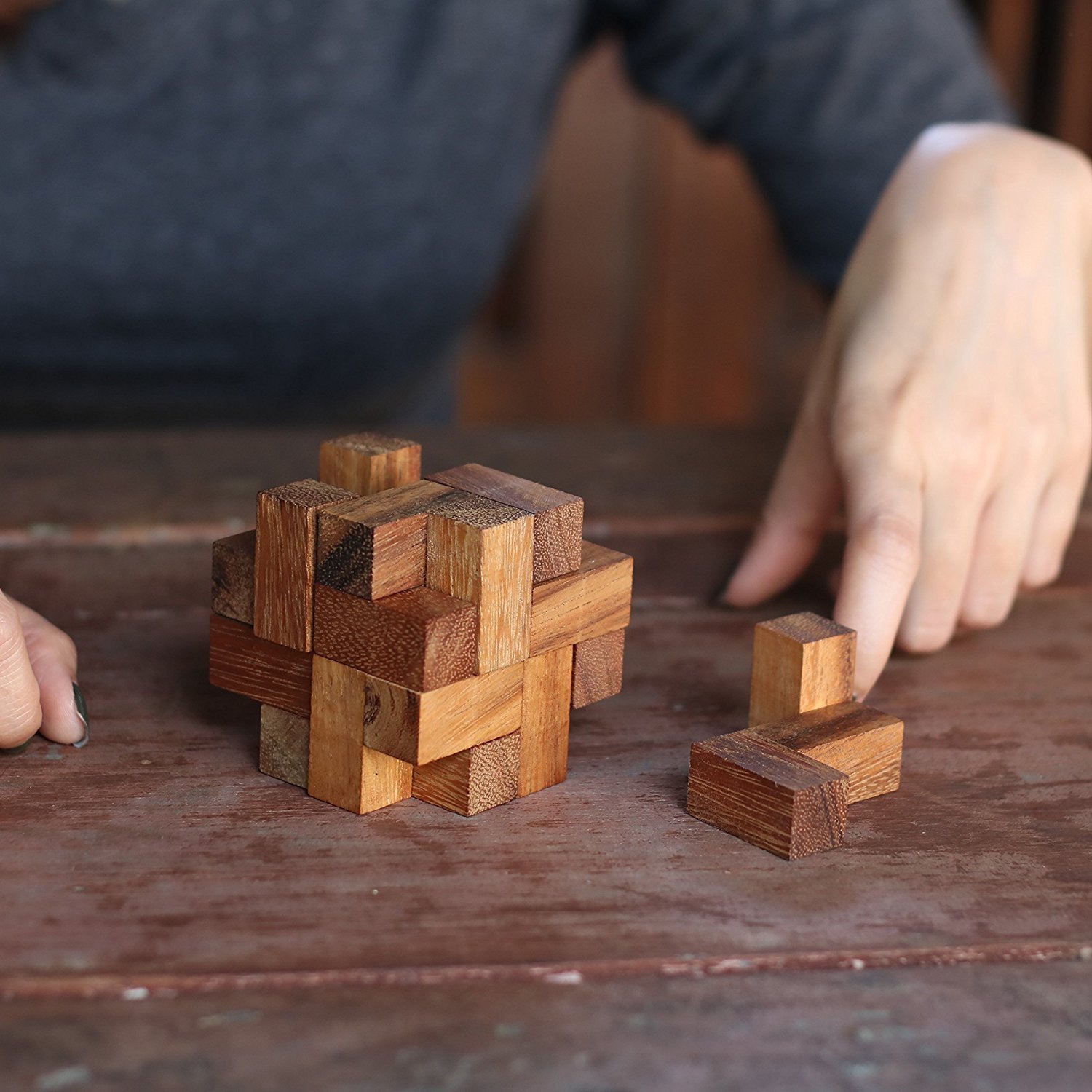 Labyrinth - Wooden Interlocking Puzzle with Free Shipping