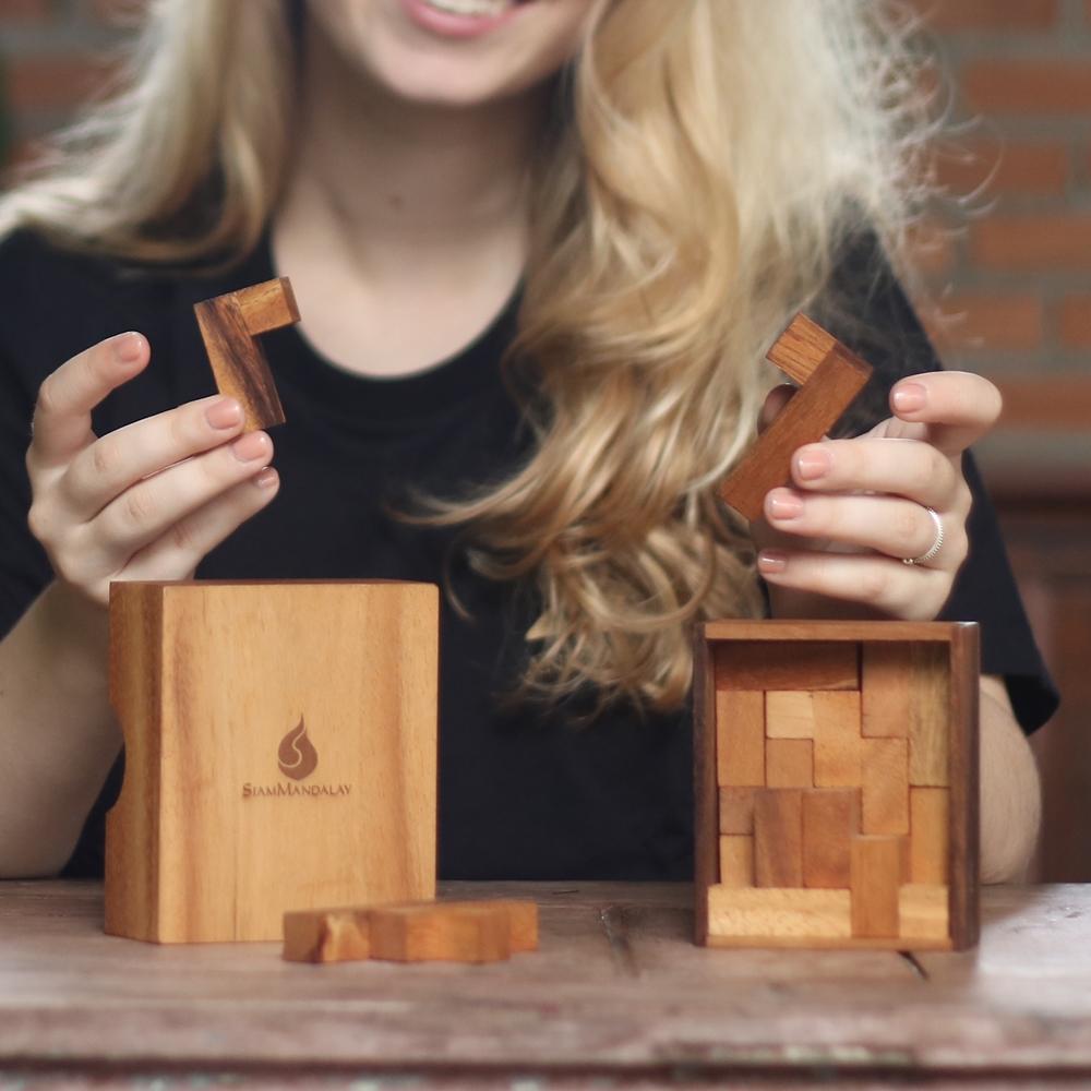 Put Together Assembly Puzzle in a Box Meet - The Maze