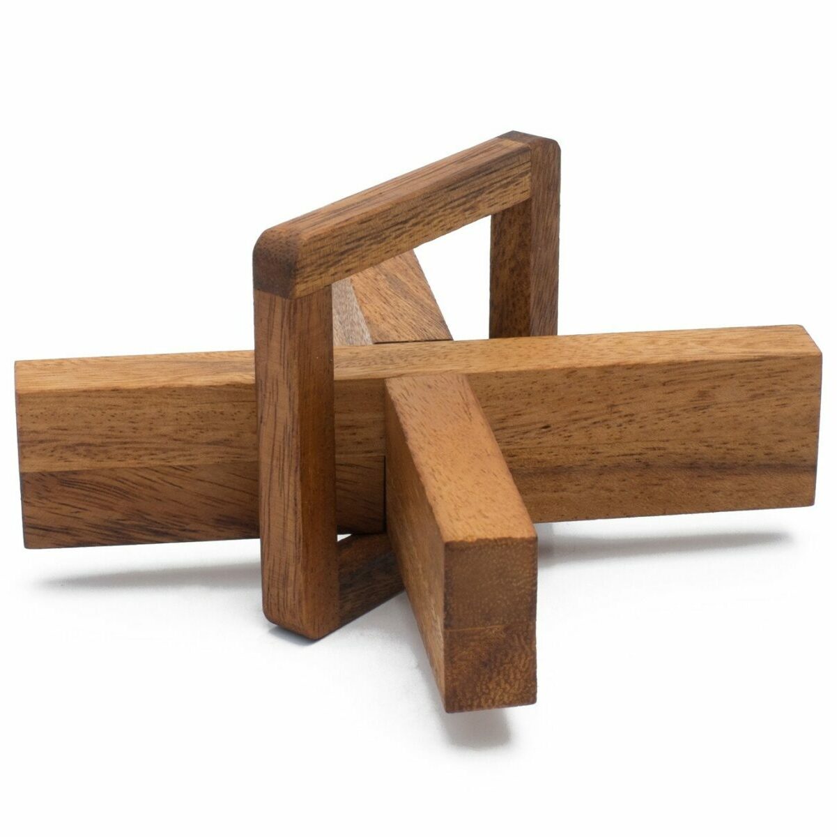 Mysterious X - Wood Cross Puzzle or Duallock Cross