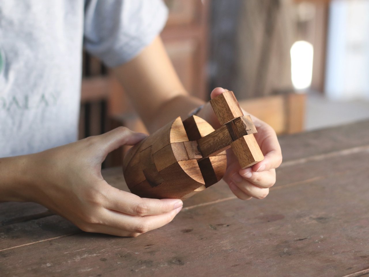Powder Keg - Interlocking Wooden Barrel Puzzle | $15.99 & Free Shipping