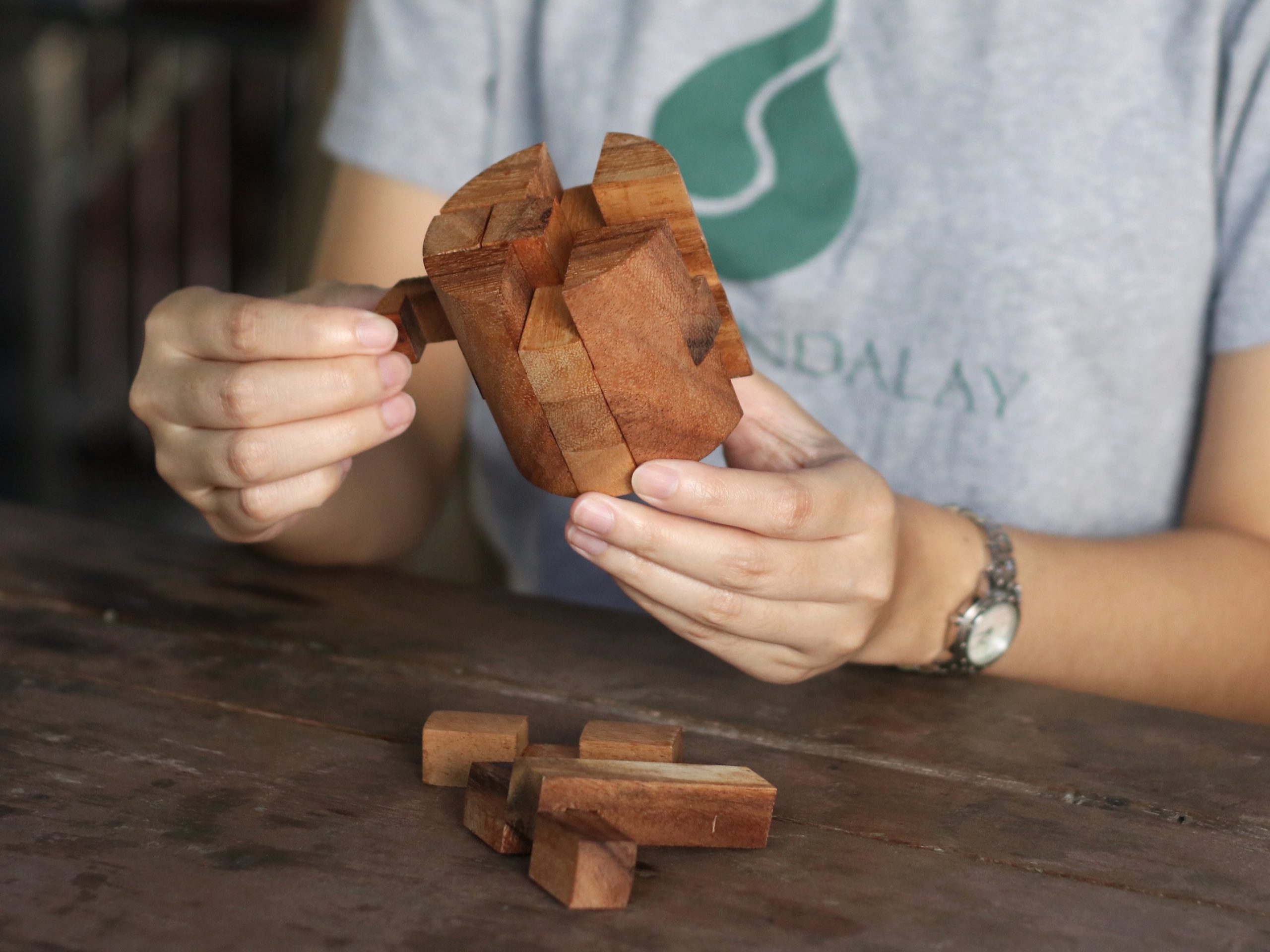 Powder Keg - Interlocking Wooden Barrel Puzzle | $15.99 & Free Shipping