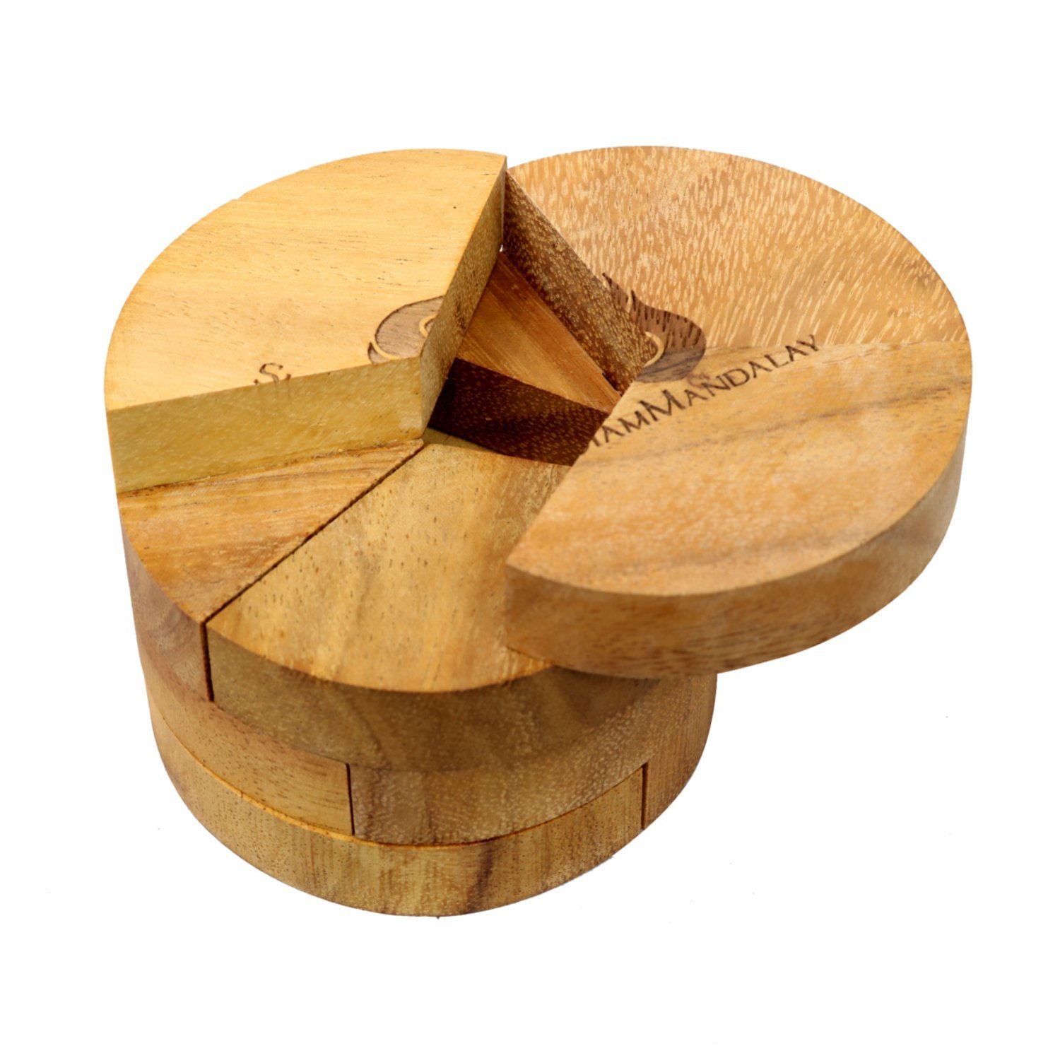 Radius - Wooden Cylinder Assembly Puzzle with Free Shipping