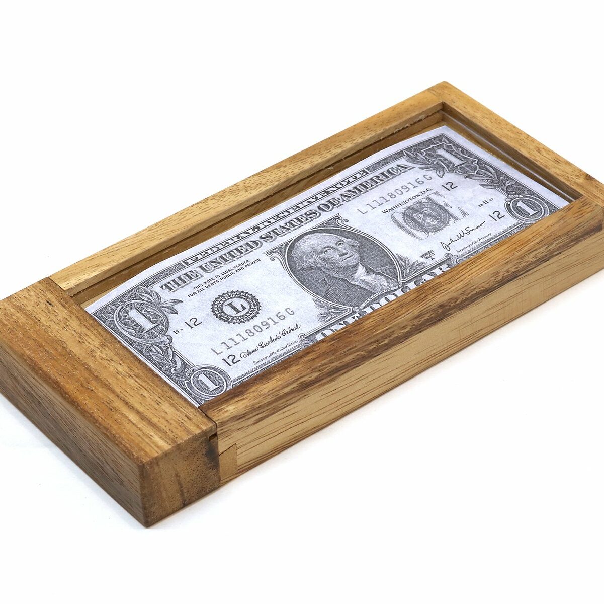 Puzzle Box for Gift Cards & Money: Sliding Panel ATM Unlock Game