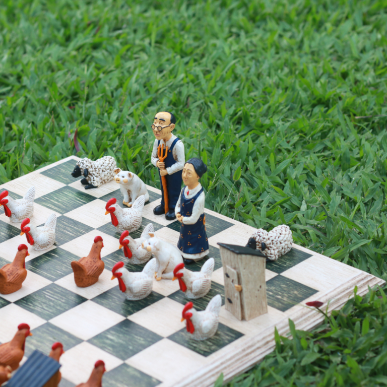 Farmyard Themed Chess Set | SiamMandalay