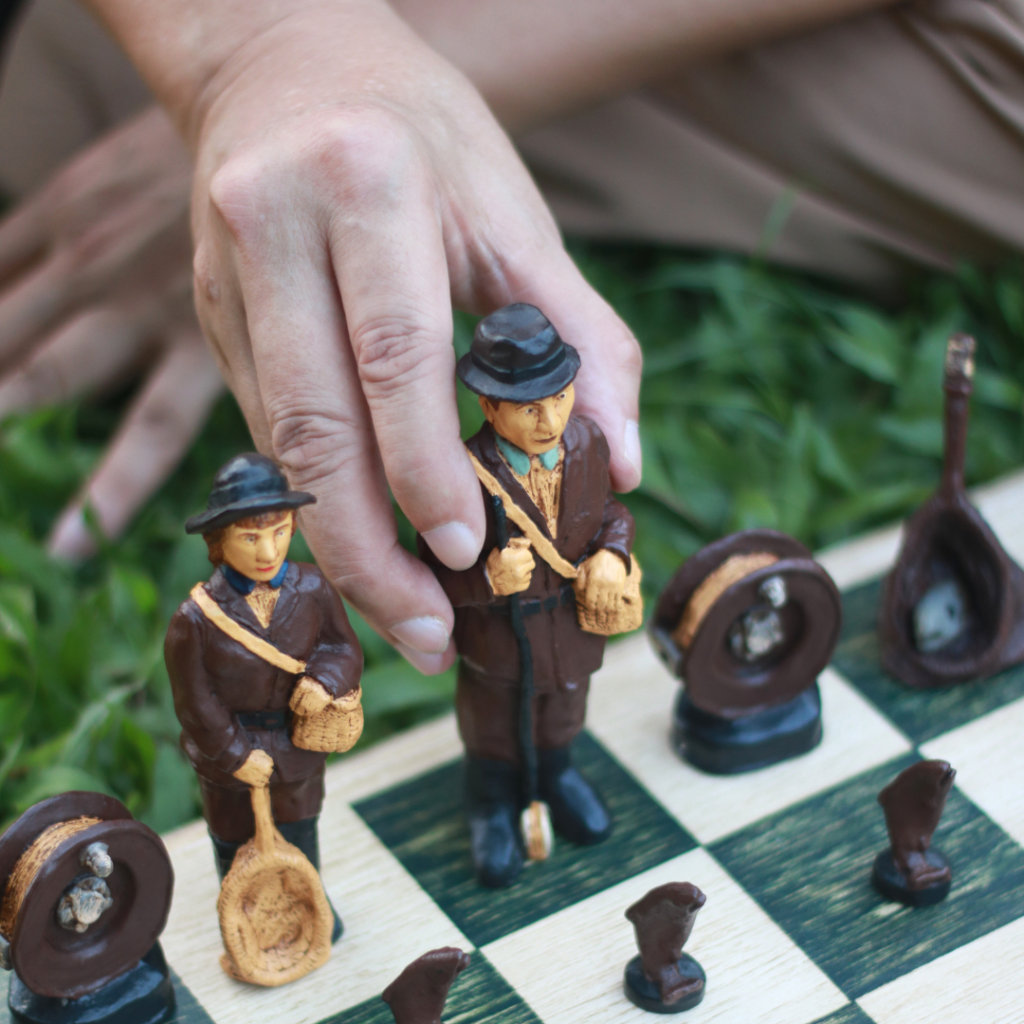 Fisherman Themed Chess Set
