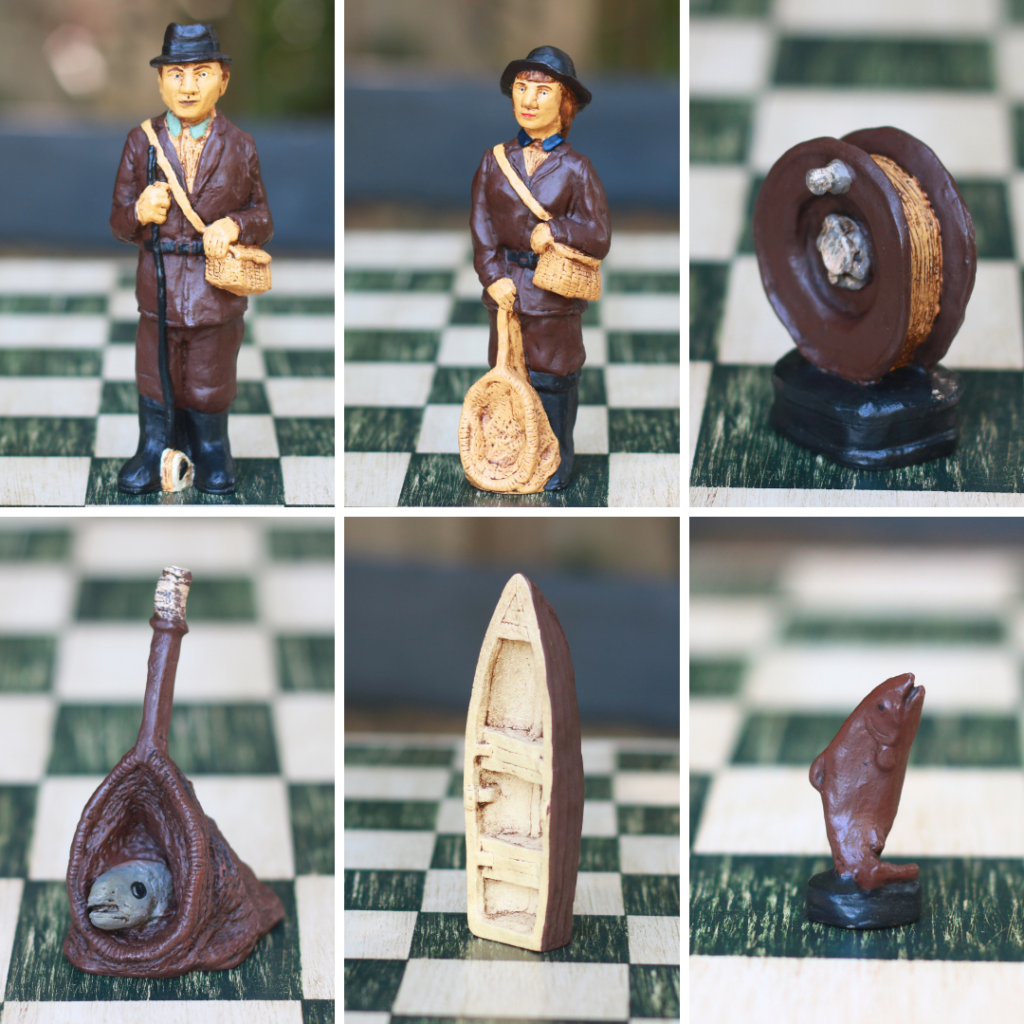 Fisherman Themed Chess Set