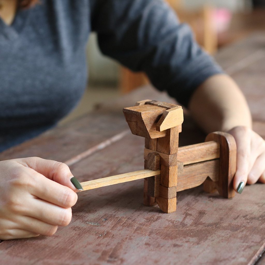 Best Friend - Wooden Dog Puzzle 3D Interlocking Animal Puzzle