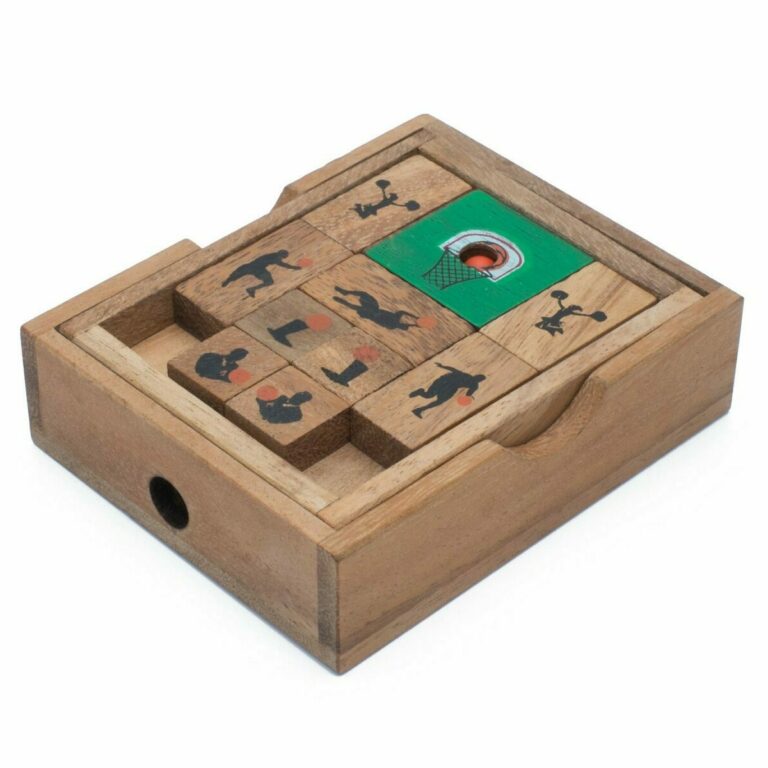 Sliding Piece Puzzles: Sliding Block Wooden Tile Klotski Puzzles