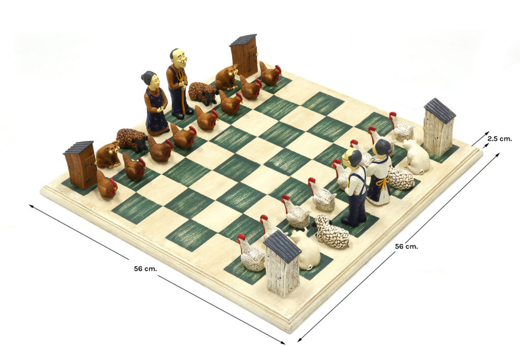 Farmyard Themed Chess Set | SiamMandalay