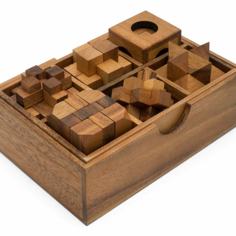 Snake Cube Puzzle or Serpent Cube Wooden Puzzle Toy | SiamMandalay