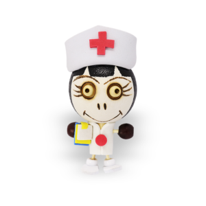 Crazy Head Magnet Nurse | Crazy Head Novelty Magnets
