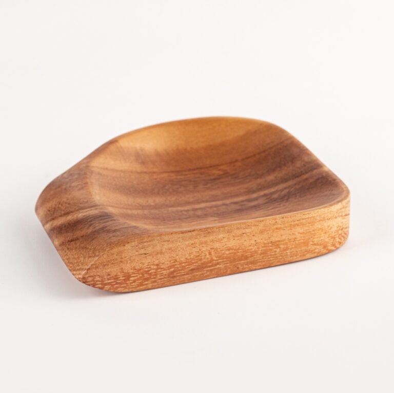 Acacia Wood Classic Spoon Rest: Sustainably Handcrafted by SiamMandalay