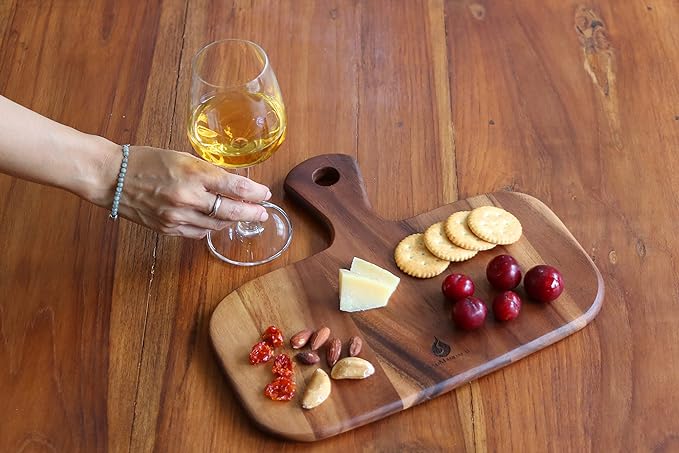 Acacia Wood Mini Serving Board | Platter Board Handmade on Acacia Wood