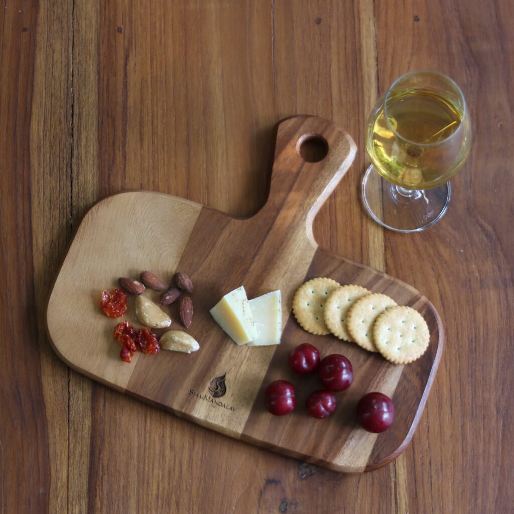 Acacia Wood Mini Serving Board | Platter Board Handmade on Acacia Wood