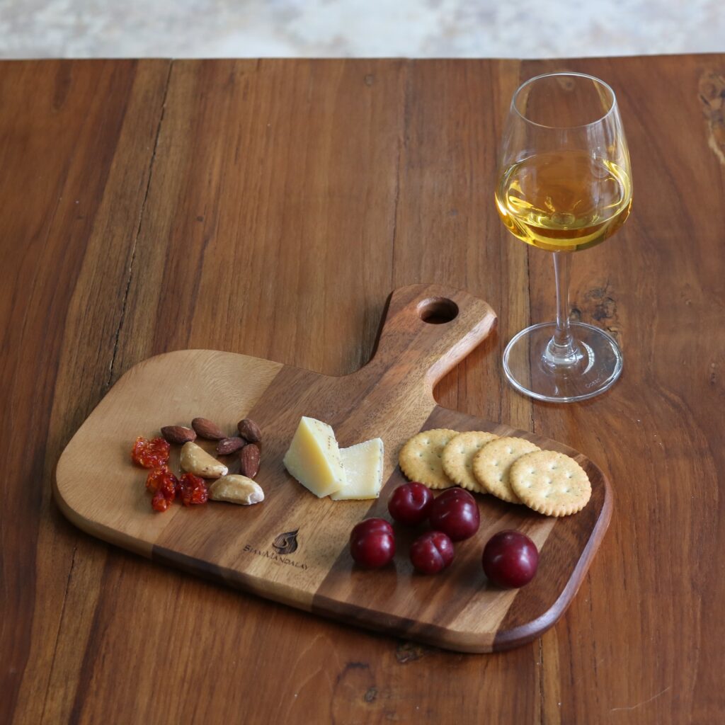 Acacia Wood Mini Serving Board | Platter Board Handmade on Acacia Wood