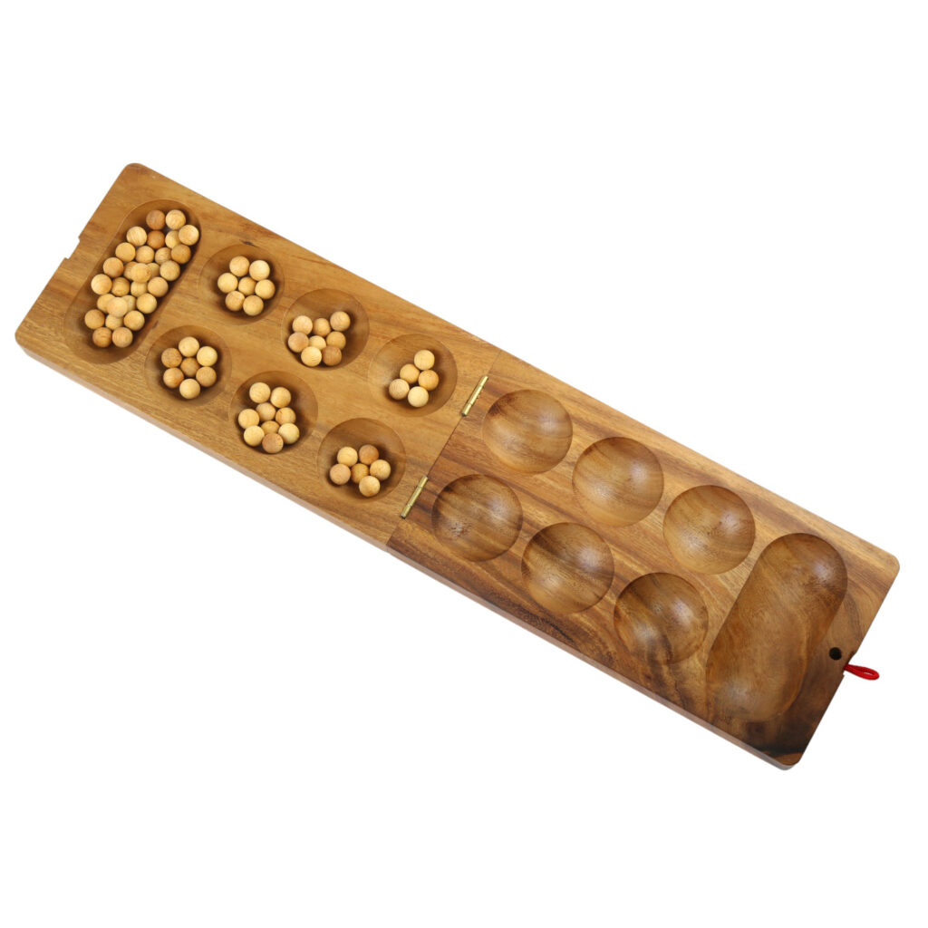 Mancala Game with SM Logo with 70 Balls (Travel Set) - For Parties ...