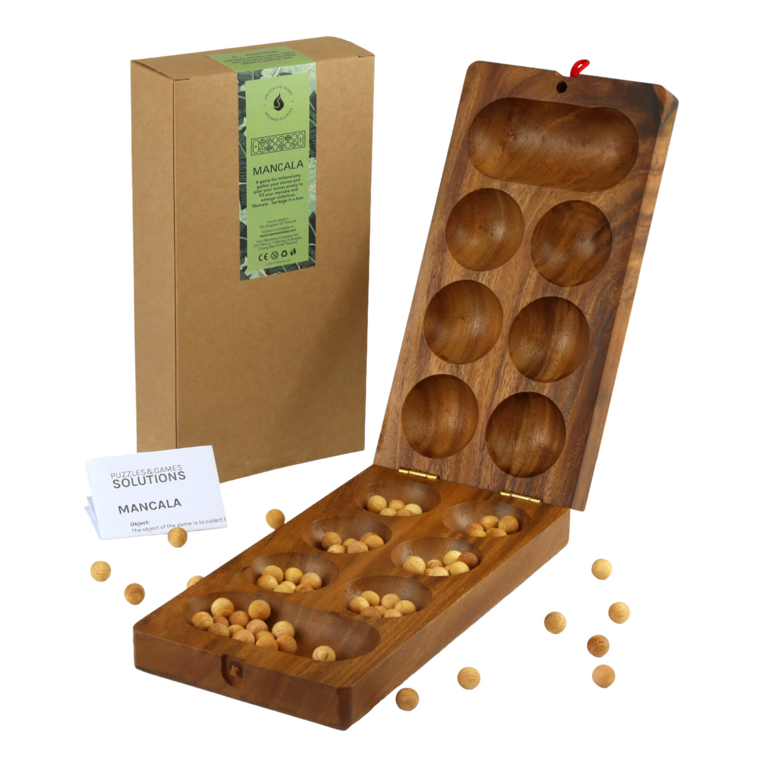 Mancala Game with SM Logo with 70 Balls (Travel Set) - For Parties ...